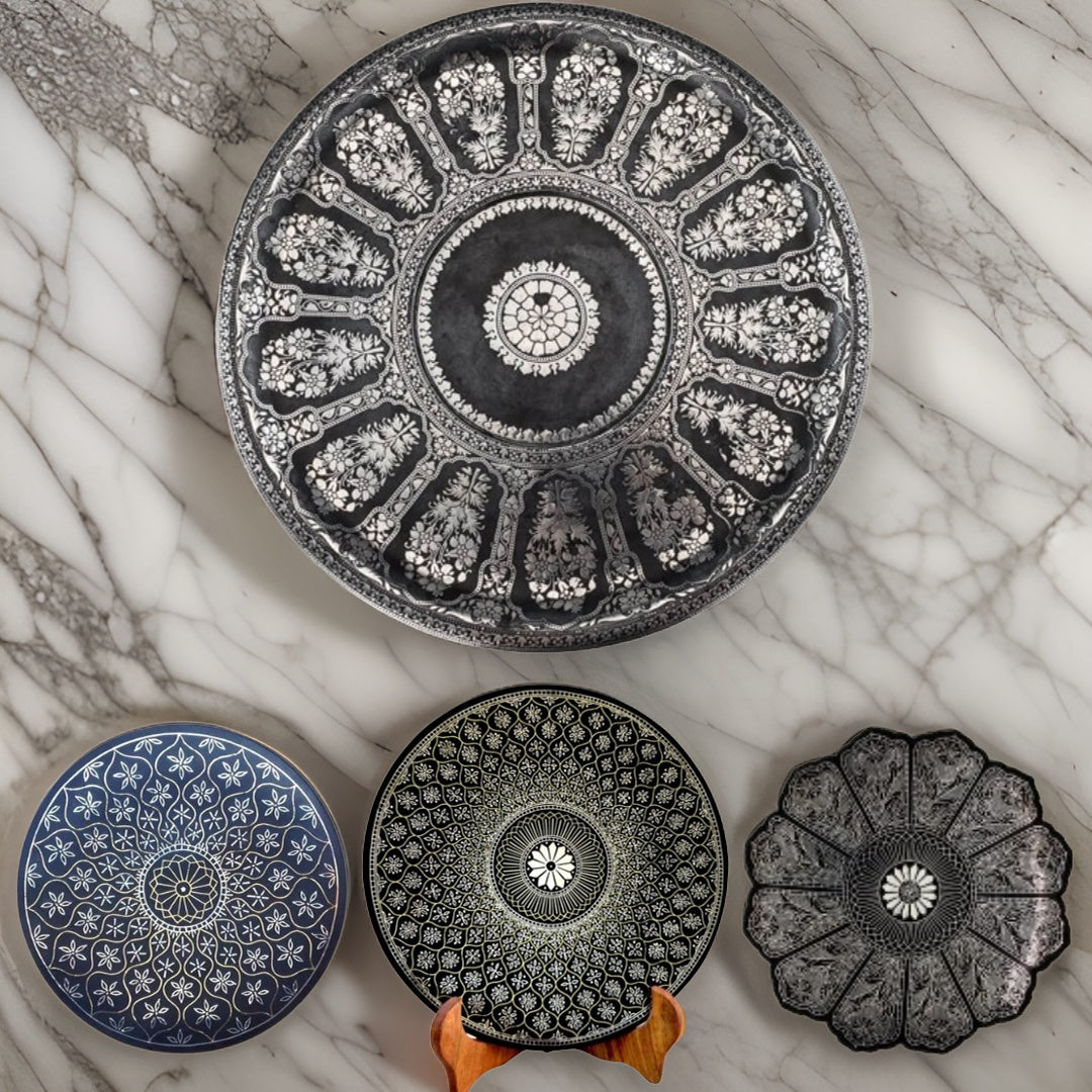 Bidri Art Plates: A Fusion of Tradition and Modernity in Craft – BIDRI