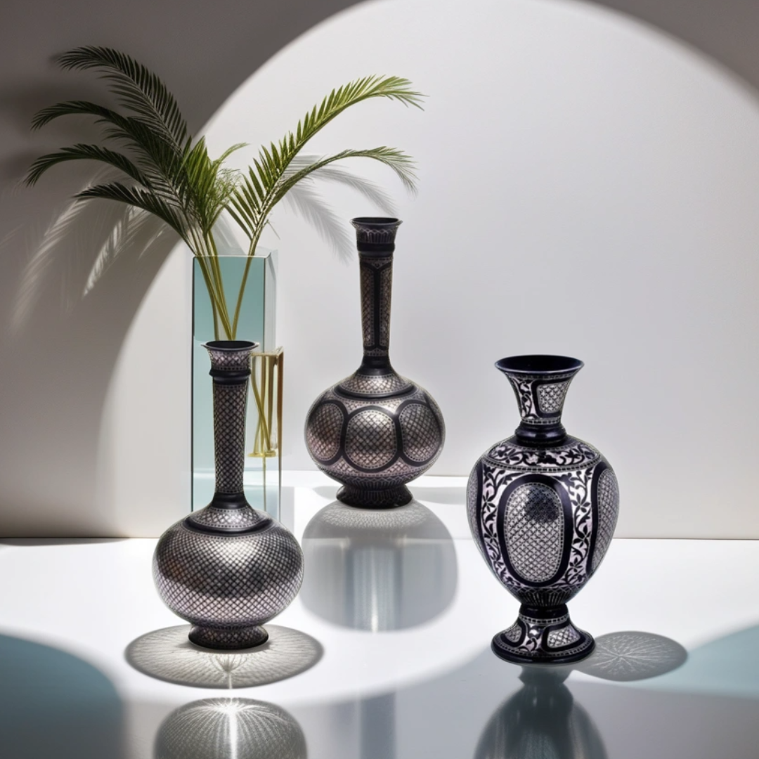 DECORATIVE VASES – BIDRI